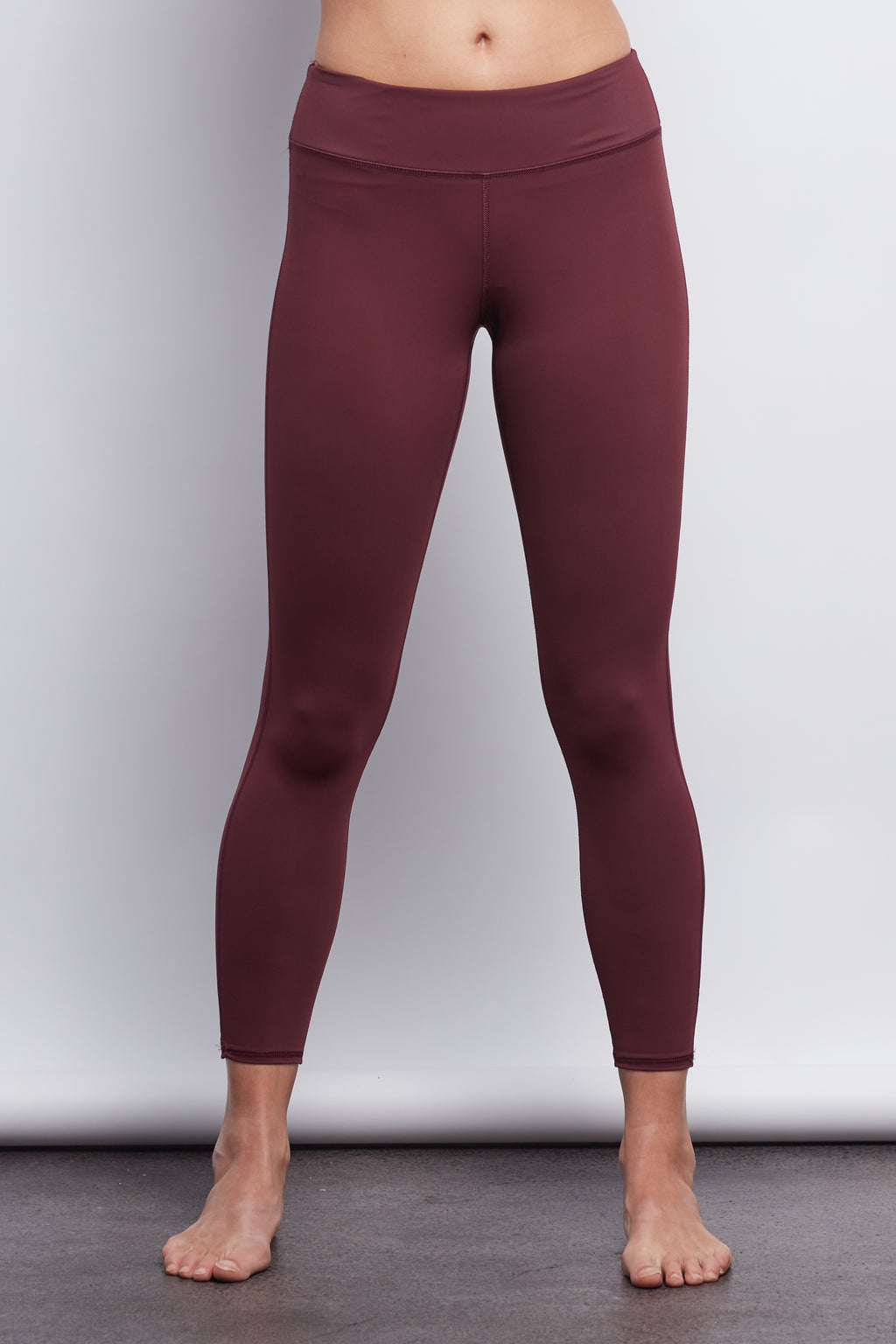 Burgundy Sculpt 7/8 Legging– Haven Collective